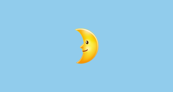 🌛 Rosto Da Lua De Quarto Crescente Emoji on Samsung One UI 3.1.1