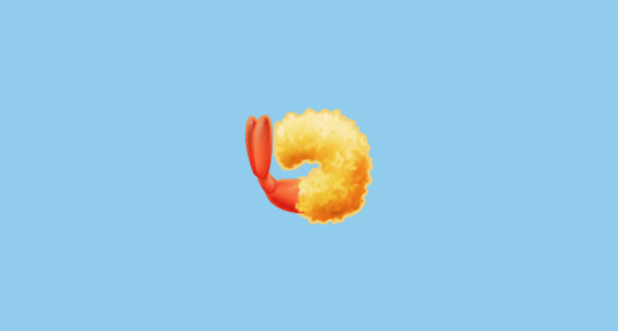 🍤 Gamba Frita Emoji on Samsung One UI 3.1.1