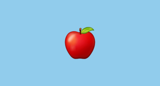 🍎 Red Apple Emoji on Samsung One UI 3.1.1
