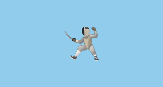 🤺 Person Fencing Emoji on Samsung One UI 4.0 January 2022