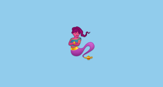 🧞‍♀️ Woman Genie Emoji on Samsung One UI 4.0 January 2022