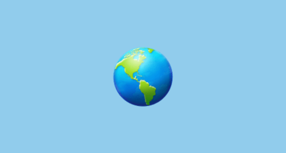 🌎 Globe Showing Americas Emoji on Samsung One UI 5.0