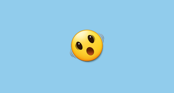 Shaking Face Emoji on Samsung One UI 5.0