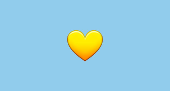 💛 Corazón Amarillo Emoji on Samsung One UI 5.0