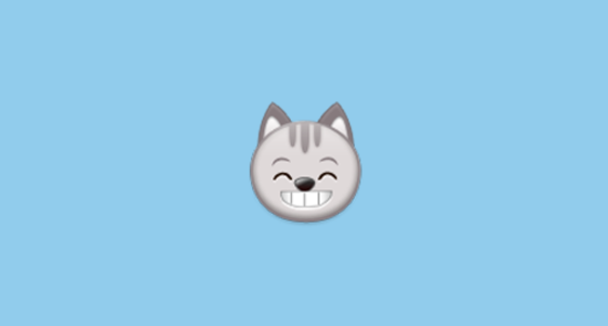 😸 Grinning Cat with Smiling Eyes Emoji on Samsung TouchWiz Nature UX 2