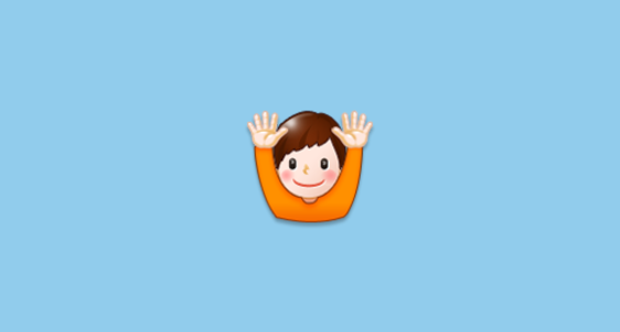 🙌 Manos Levantadas Celebrando Emoji on Samsung TouchWiz 5.1