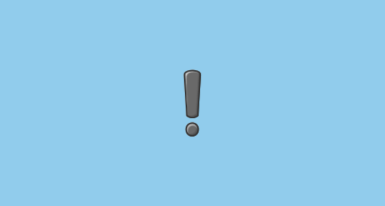 Rotes Ausrufezeichen Emoji on Samsung Touchwiz 6.0