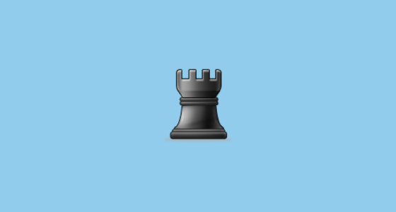 Black Chess Rook Emoji on Samsung TouchWiz 7.0