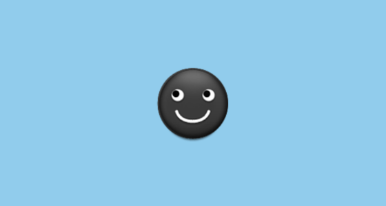 Black Smiling Face Emoji on Samsung TouchWiz 7.0