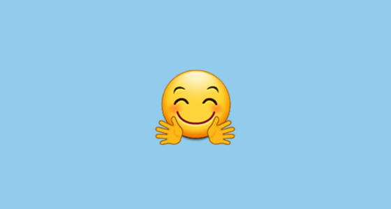 🤗 Cara Con Manos Abrazando Emoji on Samsung TouchWiz 7.0