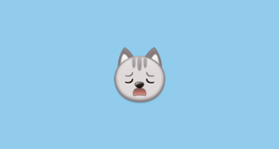 🙀 Weary Cat Emoji on Samsung TouchWiz 7.0
