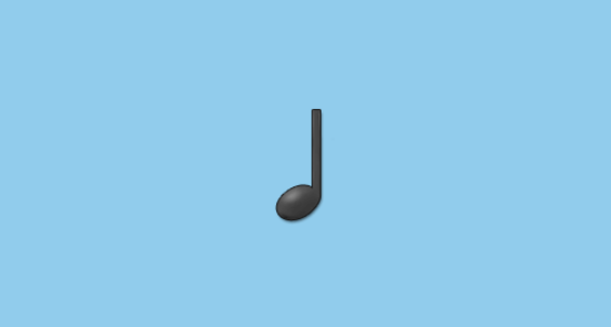Quarter Note Emoji on Samsung TouchWiz 7.1