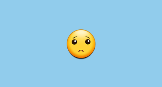 🙁 Rosto Meio Triste Emoji on Samsung TouchWiz 7.1