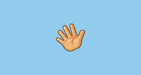 👋 Mano Saludando Emoji on Samsung TouchWiz 7.1