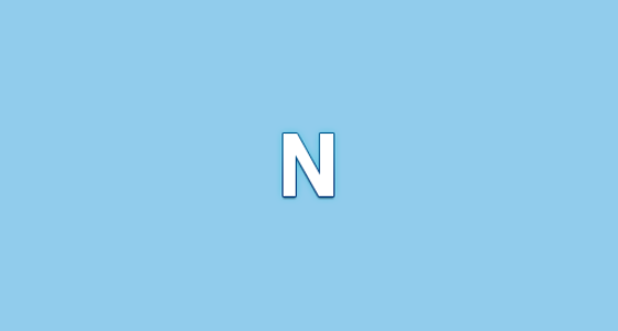 Regional Indicator Symbol Letter N Emoji on Samsung Experience 8.1