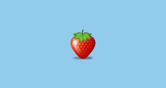 🍓 Morango Emoji on Samsung Experience 8.1