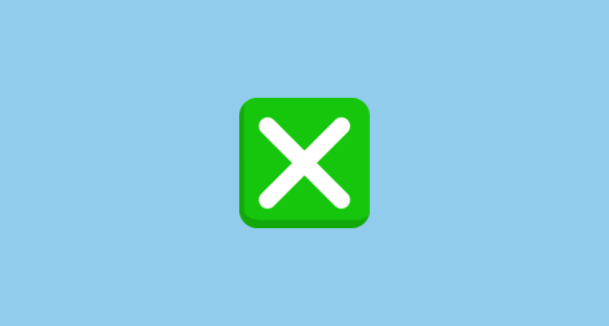 Bouton Croix Emoji on Skype Emoticons 1.2
