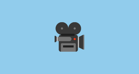 🎥 Filmkamera Emoji on Skype Emoticons 1.2