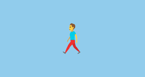 🚶 Voetganger Emoji on Skype Emoticons 1.2