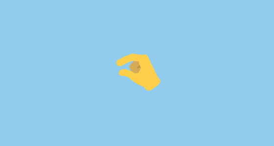 🤏 Pinching Hand Emoji on Skype Emoticons 1.2