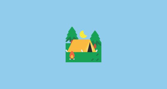 ⛺ Tenda Emoji on Skype Emoticons 1.2