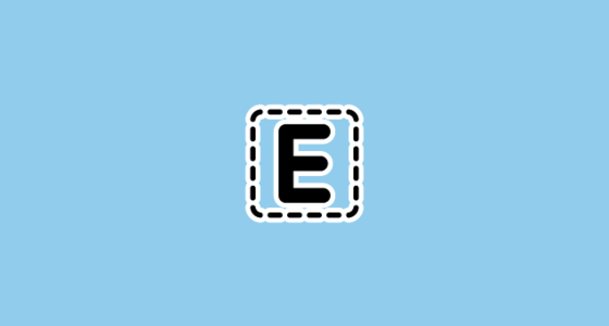 Regional Indicator Symbol Letter E Emoji on SoftBank 2014