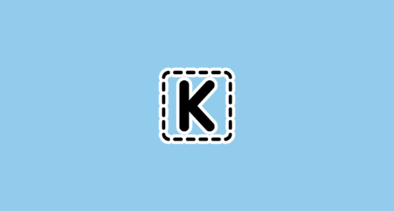 Regional Indicator Symbol Letter K Emoji on SoftBank 2014