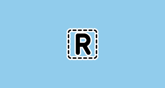 Regional Indicator Symbol Letter R Emoji on SoftBank 2014