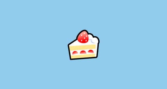 🍰 Shortcake Emoji on SoftBank 2014