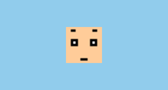 😳 Visage Qui Rougit Emoji on SoftBank 2001