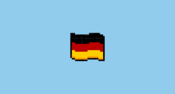 🇩🇪 Vlag: Duitsland Emoji on SoftBank 2006