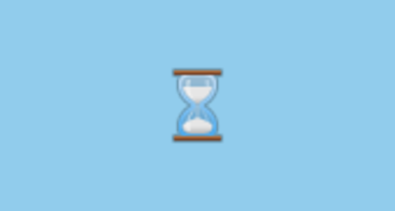 ⏳ Hourglass Not Done Emoji on Sony Playstation 13.1