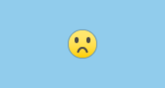 🙁 Rosto Meio Triste Emoji on Sony Playstation 13.1