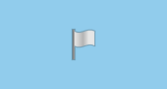 🏳️ White Flag Emoji on Sony Playstation 13.1
