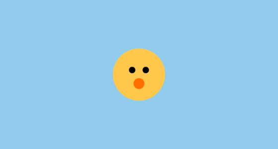 😮 Cara Con La Boca Abierta Emoji on Toss Face (토스페이스) February 2022