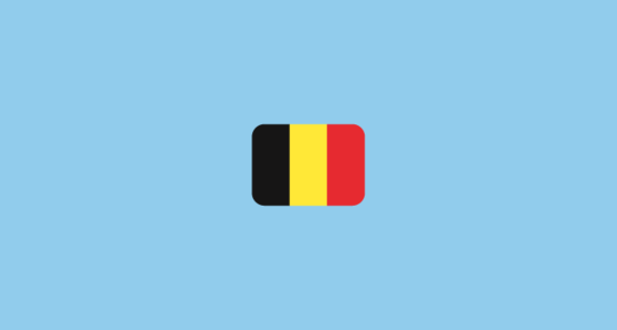 🇧🇪 Flag: Belgium Emoji on Toss Face (토스페이스) February 2022