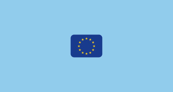 🇪🇺 Flag: European Union Emoji on Toss Face (토스페이스) February 2022