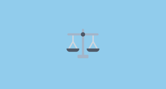 ⚖️ Balance À Poids Emoji on Toss Face (토스페이스) March 2022