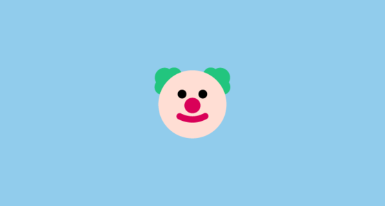 🤡 小丑脸 Emoji on Toss Face (토스페이스) March 2022