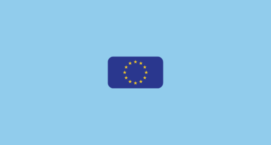 🇪🇺 Flag: European Union Emoji on Toss Face (토스페이스) March 2022
