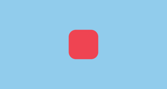 🟥 Red Square Emoji on Toss Face (토스페이스) March 2022