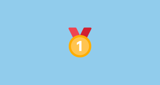 🥇 1st Place Medal Emoji on Toss Face (토스페이스) 1.3