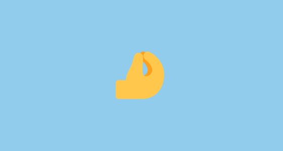 🤌 Pinched Fingers Emoji on Toss Face (토스페이스) 1.3