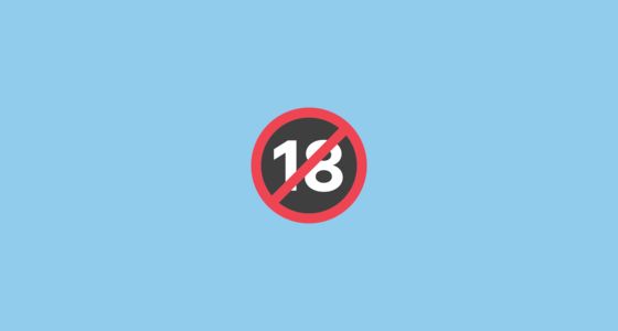 🔞 No One Under Eighteen Emoji on Toss Face (토스페이스) 1.5
