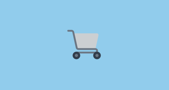 🛒 Shopping Cart Emoji on Toss Face (토스페이스) 1.5