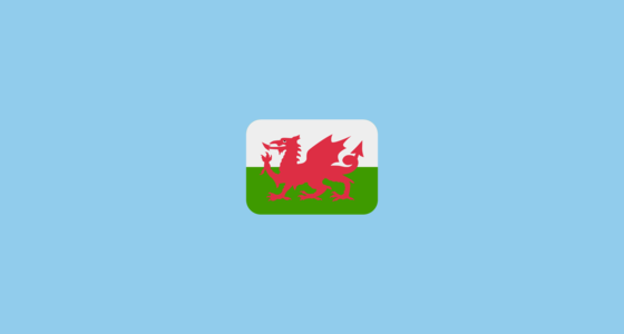🏴󠁧󠁢󠁷󠁬󠁳󠁿 Flag: Wales Emoji on Twitter / X Twemoji 2.3