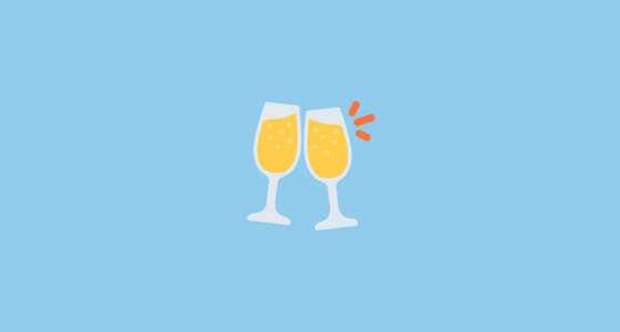 🥂 Copas Brindando Emoji on Twitter Twemoji 11.4