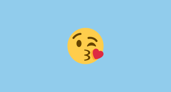 😘 Visage Envoyant Un Bisou Emoji on Twitter Twemoji 13.0