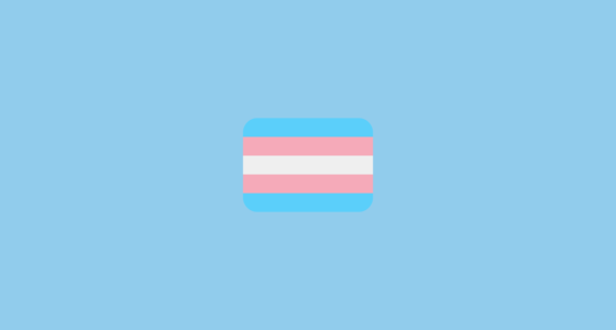 🏳️‍⚧️ Transgender Flag Emoji on Twitter Twemoji 13.0.1
