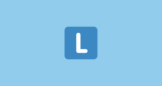 Regional Indicator Symbol Letter L Emoji on Twitter Twemoji 1.0